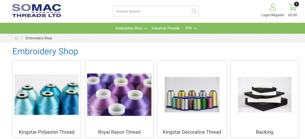 New Somac Shop - Somac Threads Ltd.